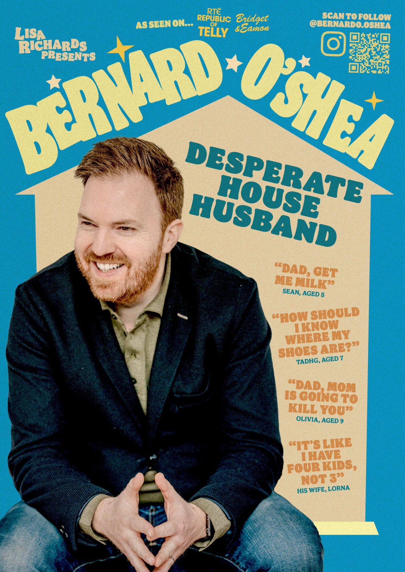 Bernard O’Shea | Desperate House Husband - Roscommon Arts Centre